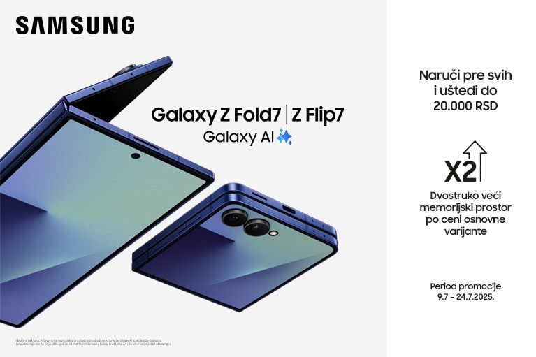 Ušteda do 20.000 din na Samsung Galaxy Z 7 u pretprodaji | mts Tvoj svet